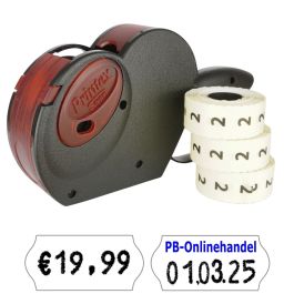 Handauszeichner Printex SMART 6.26 / 2612-6, 6-stellig, inkl. Etiketten ...